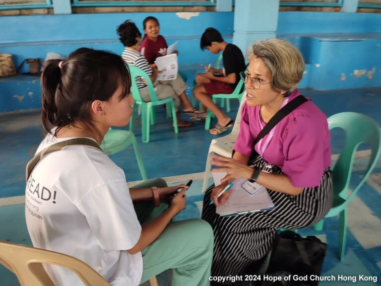 The Philippine Mission Trip – Manila – Hope of God Church Hong Kong